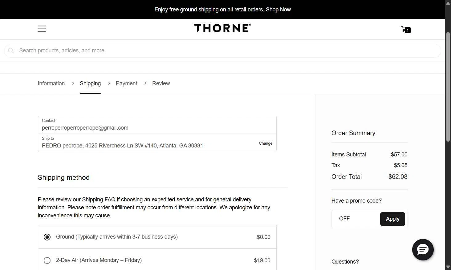 Thorne Promo Codes - 20% Off (1 Verified) Jan 2026