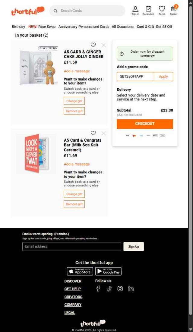 Thortful Discount Codes - 25% Off (1 Verified) Sep 2025