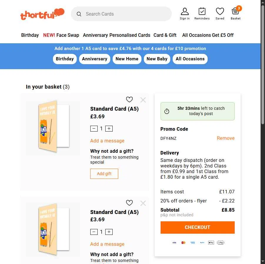 Thortful Promo Codes - 25% Off (1 Verified) Nov 2025