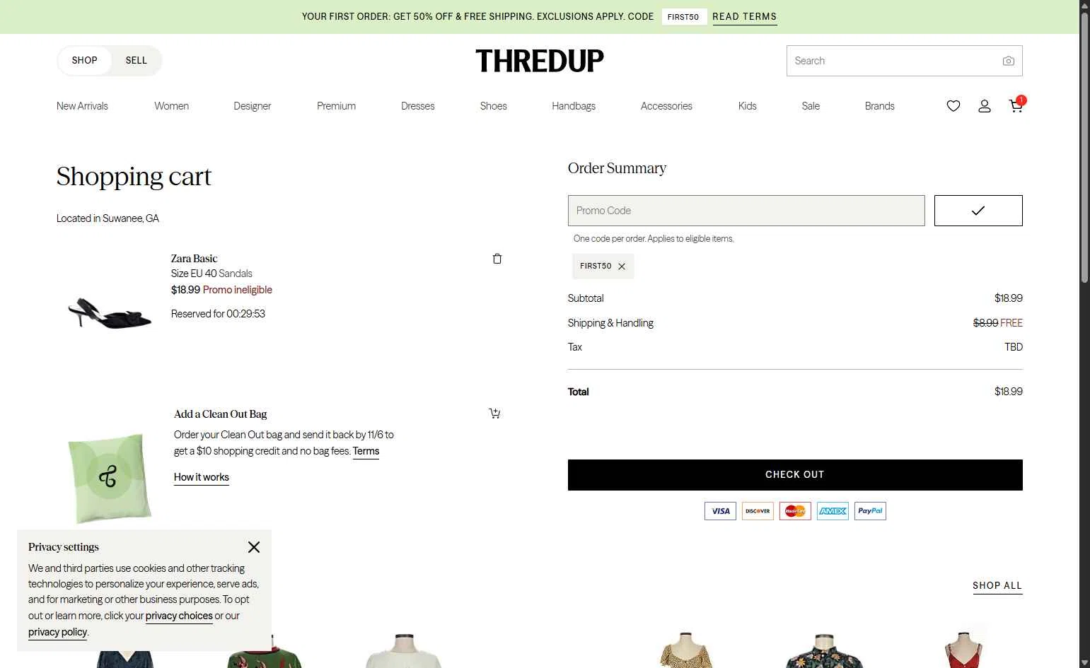 thredUP Promo Codes - 50% Off (2 Verified) Dec 2025