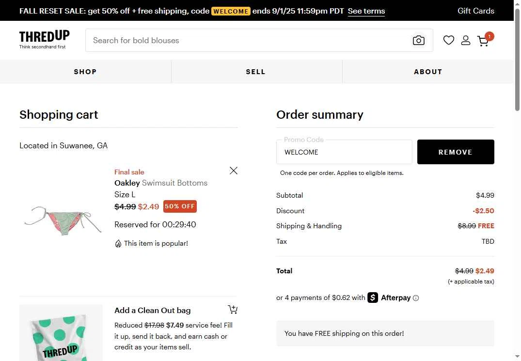 thredUP Discount Codes - 50% Off (1 Verified) Nov 2025