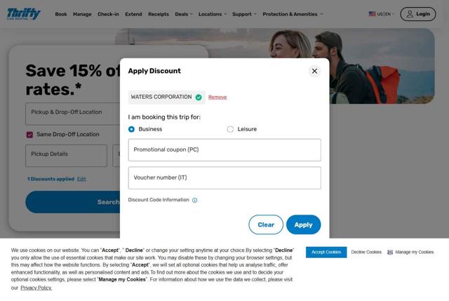Thrifty Rental Car Promo Codes - 15% Off Oct 2025