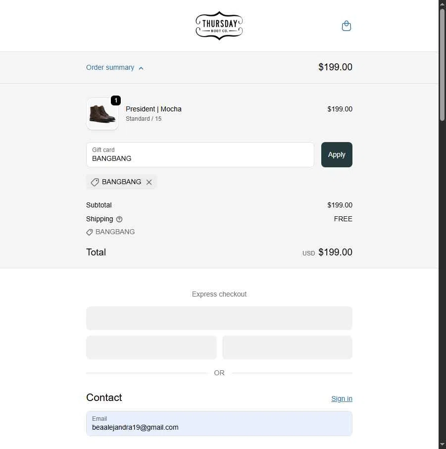 Thursday Boots Promo Codes - 10% Off Nov 2025