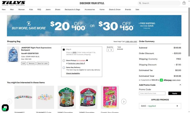 Tillys Discount Codes - 20% Off (2 Verified) Sep 2025