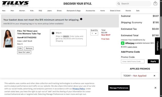 Tillys Promo Codes - 20% Off Coupons Oct 2025