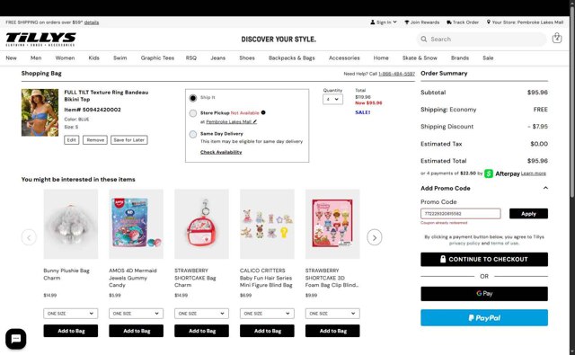 Tillys Discount Codes - 10% Off (4 Verified) Jun 2025