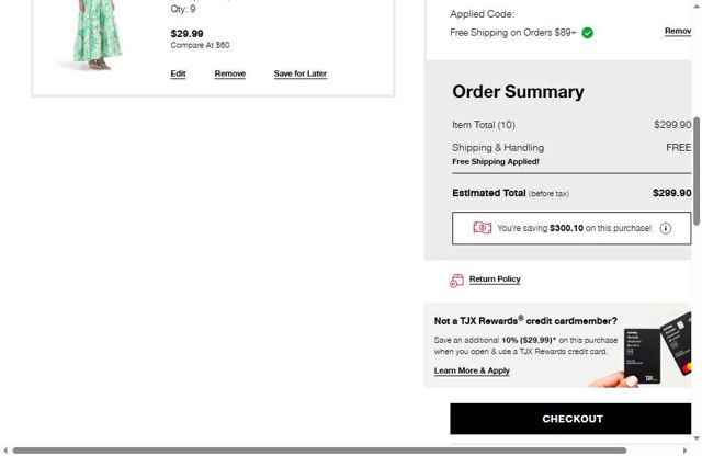 T.J. Maxx Promo Codes (4 Verified) + Free Ship Jun 2025