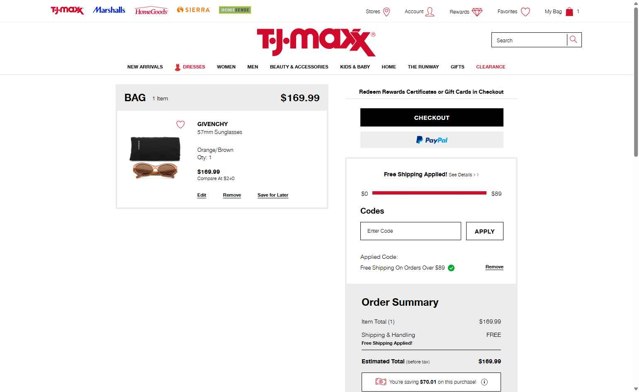 T.J. Maxx Promo Codes (4 Verified) + Free Ship Jun 2025