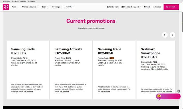 T-Mobile Promo Codes - $200 Off (2 Verified) May 2025