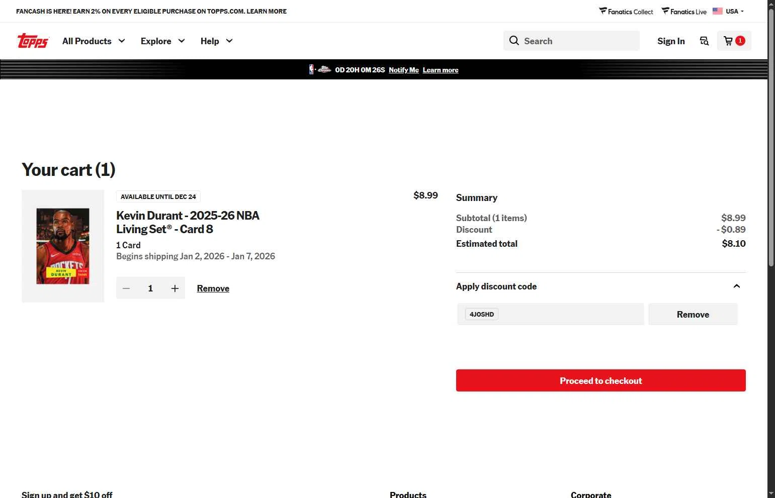 Topps Promo Codes - 10% Off (1 Verified) Dec 2025