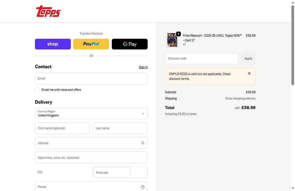Topps Promo Codes - 10% Off (3 Verified) Feb 2026
