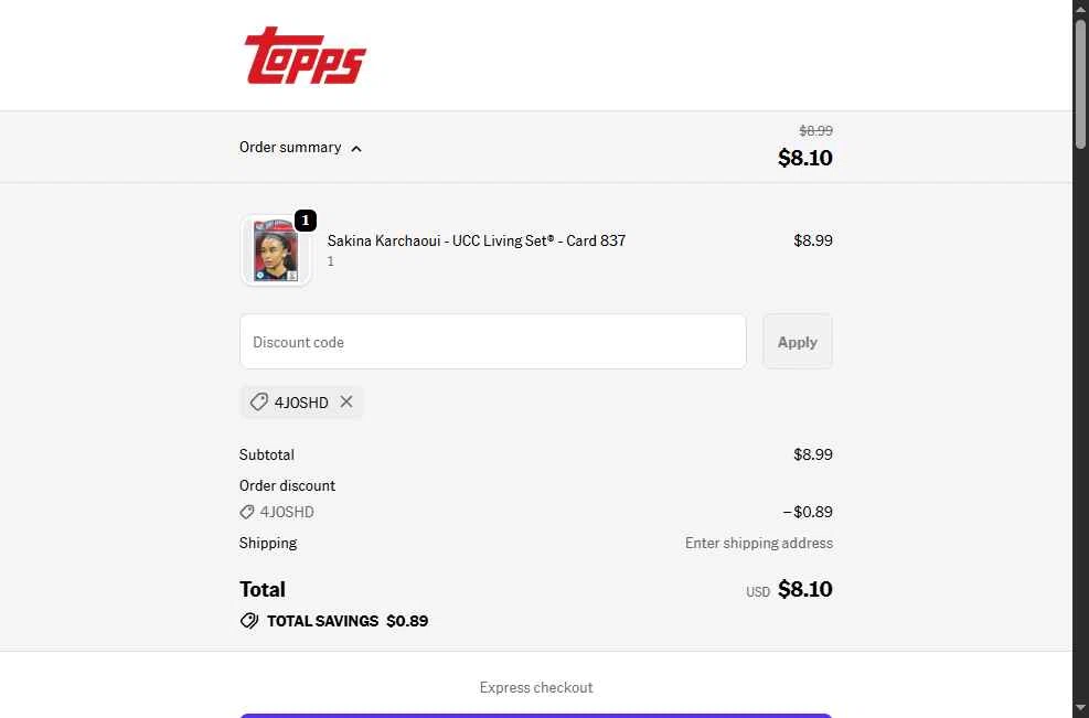Topps Promo Codes - 10% Off (2 Verified) Dec 2025