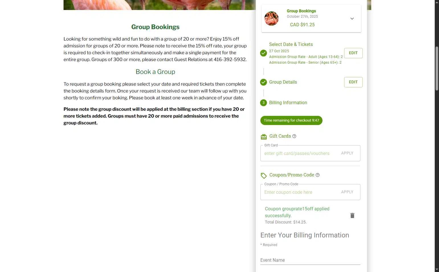 Toronto Zoo Promo Codes - 50% Off (4 Verified) Nov 2025