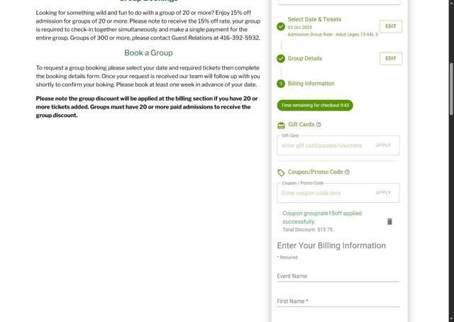 Toronto Zoo Promo Codes (4 Verified) - 50% Off Oct 2025