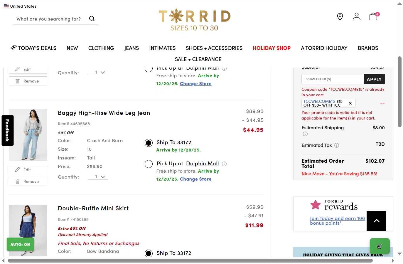 Torrid Promo Codes - $15 Off (13 Verified) Dec 2025