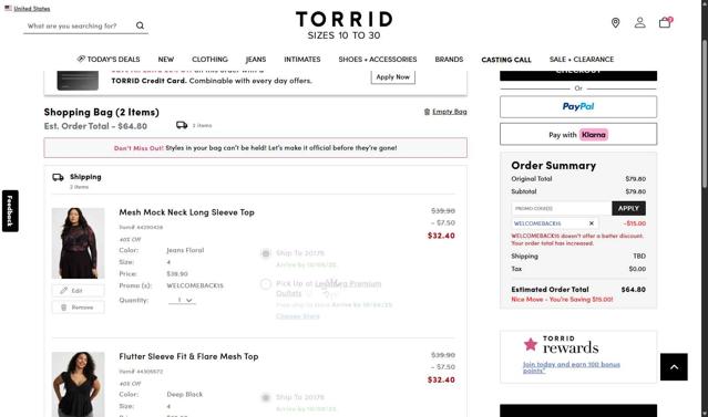 Torrid Discount Codes - 20% Off (7 Verified) Oct 2025