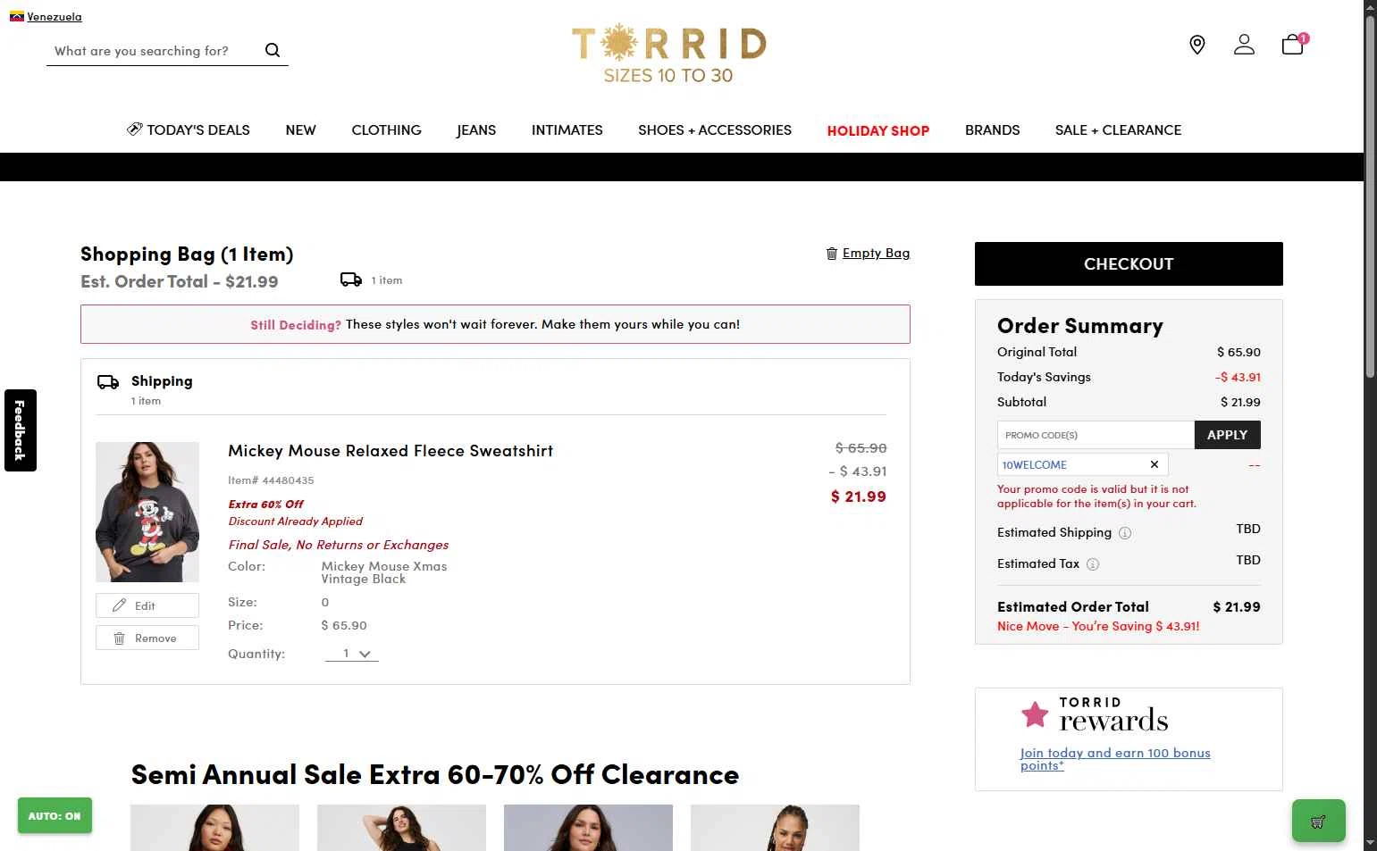 Torrid Promo Codes - $15 Off (14 Verified) Jan 2026