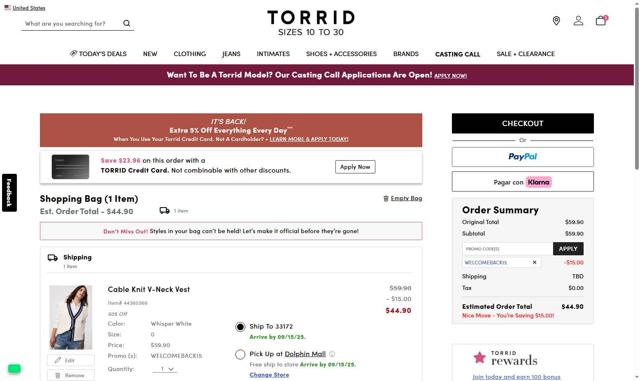 Torrid Discount Codes - 20% Off (6 Verified) Sep 2025