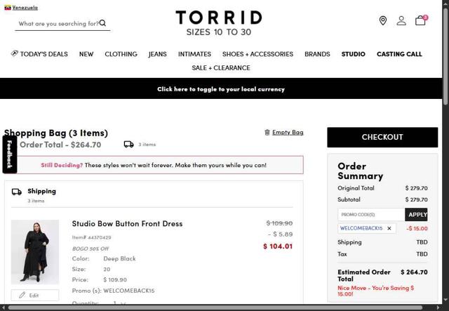 Torrid Discount Codes - 20% Off (7 Verified) Oct 2025