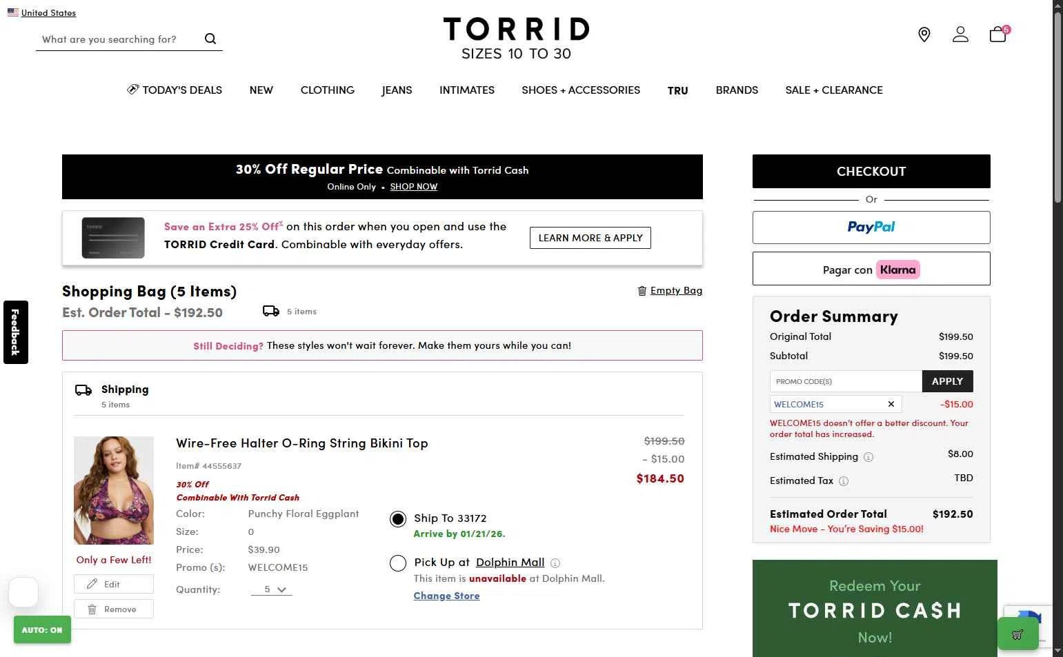 Torrid Promo Codes - 40% Off (16 Verified) Jan 2026