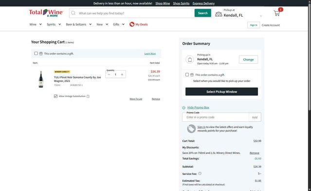 Total Wine Promo Codes (4 Verified) - 20% Off May 2025