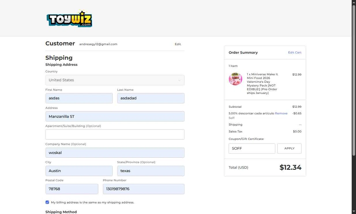 ToyWiz Promo Codes - 5% Off (4 Verified) Mar 2026