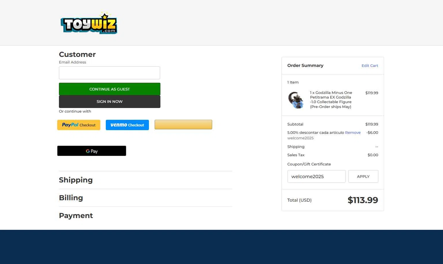 ToyWiz Promo Codes - 5% Off (5 Verified) Jan 2026