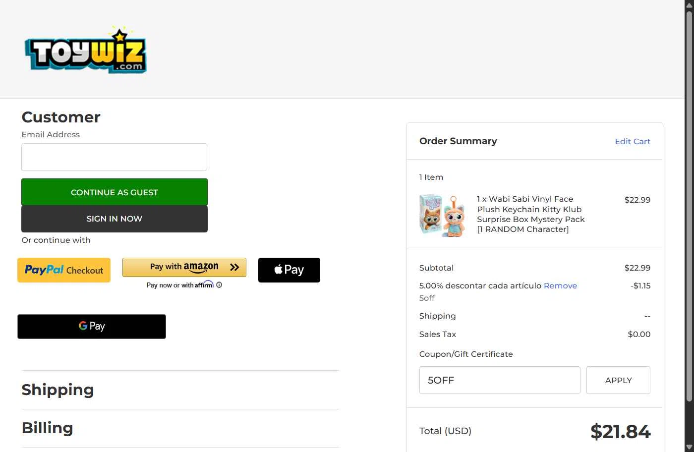 ToyWiz Promo Codes - 5% Off (4 Verified) Feb 2026