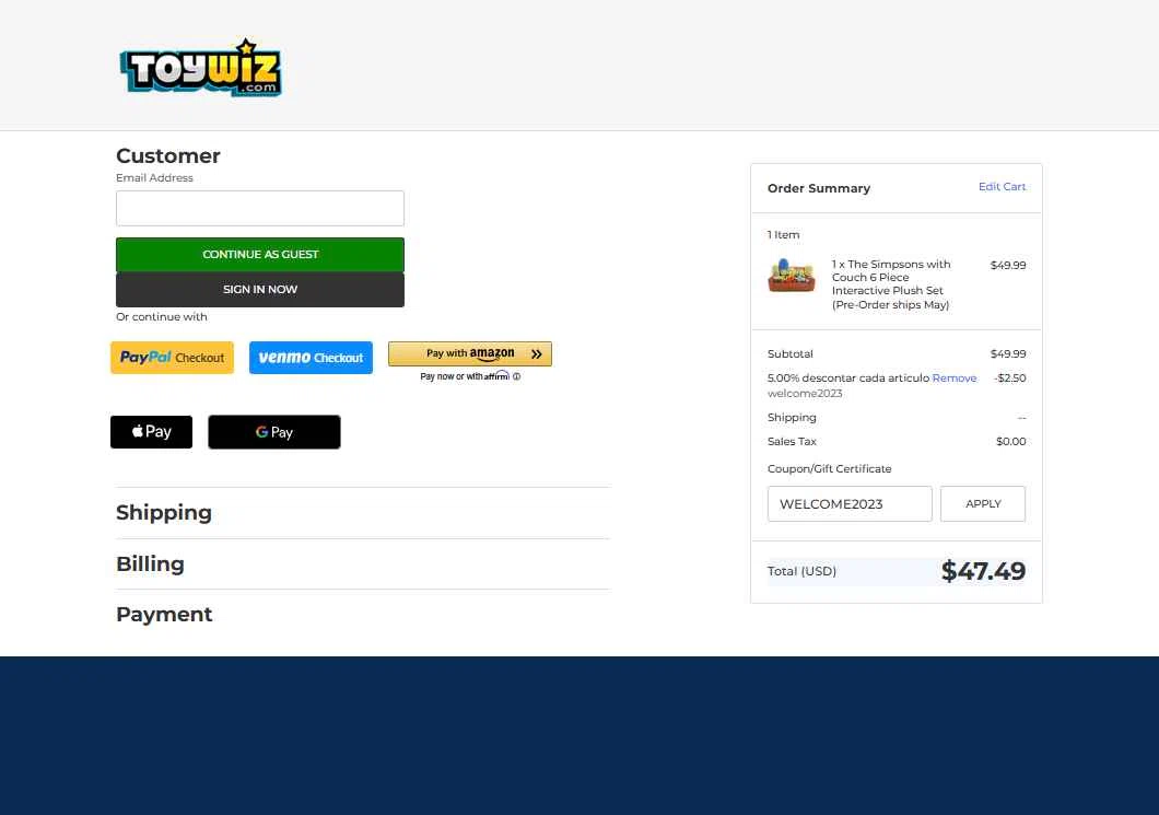 ToyWiz Promo Codes - 5% Off (4 Verified) Mar 2026