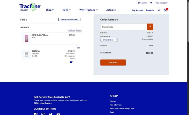 Tracfone Promo Codes (1 Verified) - 15% Off w/Code May 2025