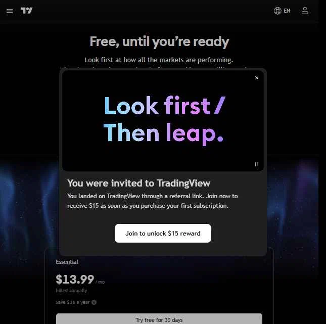 TradingView Promo Codes - $15 Off (1 Verified) Dec 2025