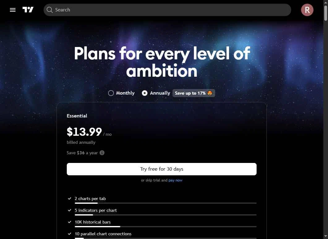 TradingView Promo Codes - $15 Off (1 Verified) Nov 2025