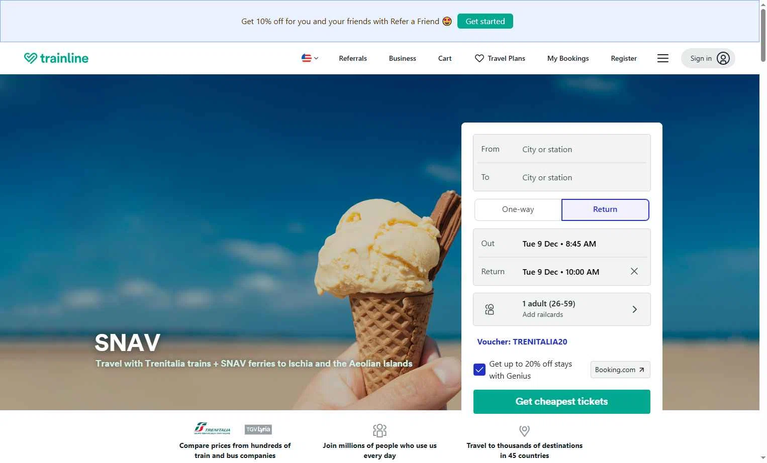 Trainline Promo Codes - 25% Off (25 Verified) Dec 2025