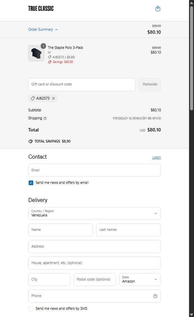 True Classic Tees Promo Codes - 20% Off Discount Sep 2025