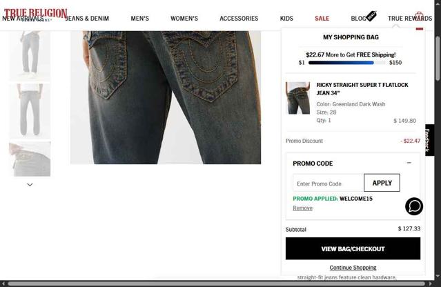 True Religion Promo Codes - 20% Off (Verified) Oct 2025