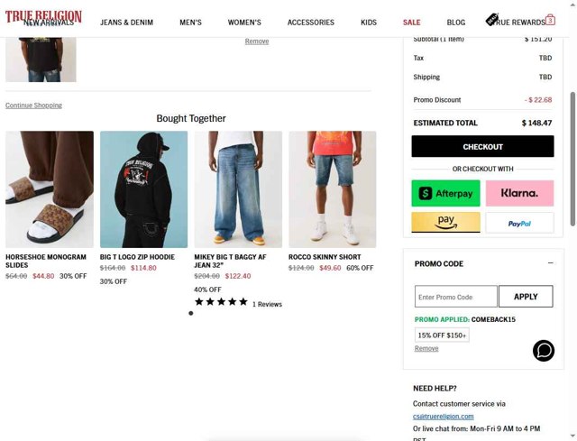 True Religion Promo Codes - 20% Off (Verified) Sep 2025