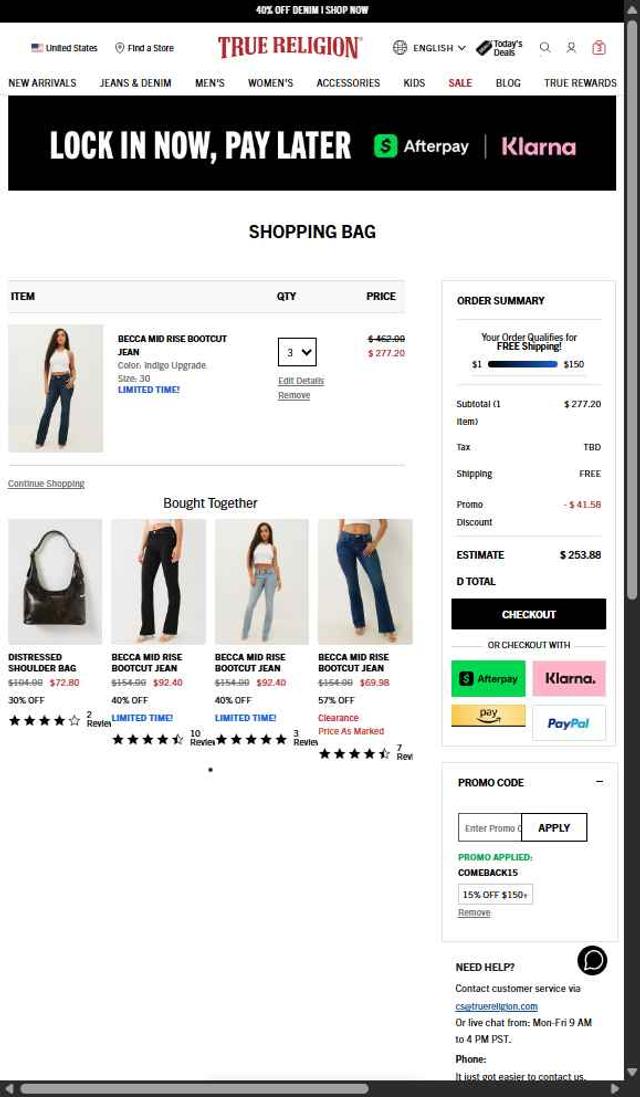 True Religion Promo Codes - 50% Off (Verified) Sep 2025