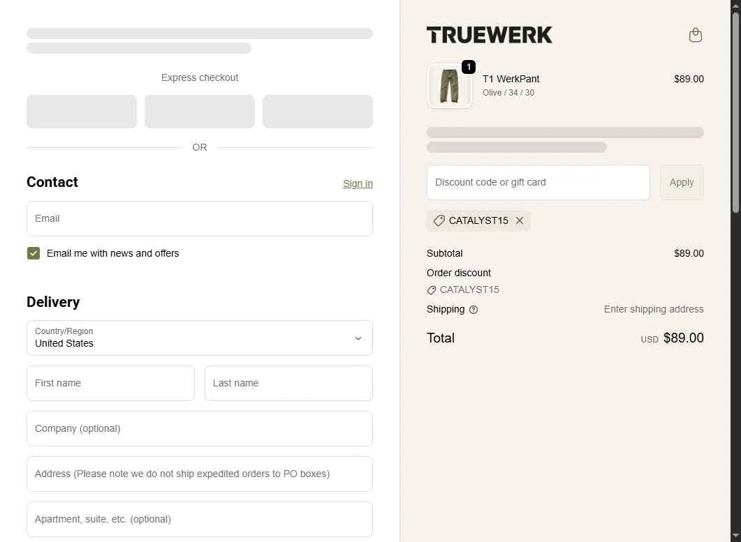 Truewerk Promo Codes - 15% Off (37 Verified) Dec 2025