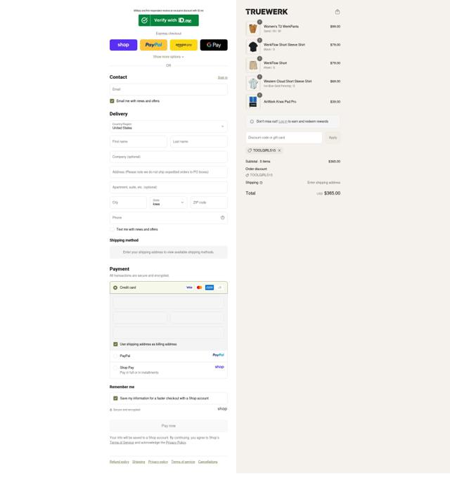Truewerk Promo Codes (37 Verified) - 15% Off w/Code Sep 2025