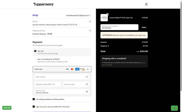 Tupperware Promo Codes (1 Verified) - $30 Off Sep 2025