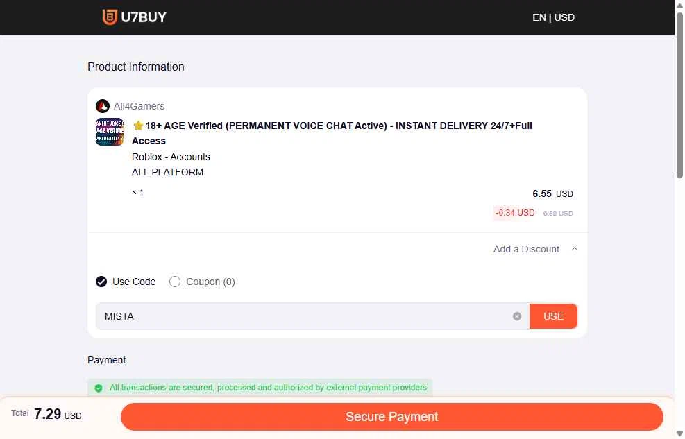 U7buy Promo Codes - 5% Off (24 Verified) Mar 2026