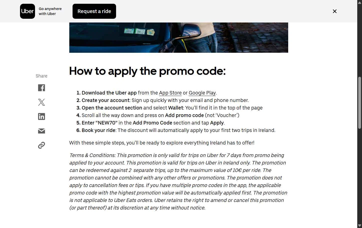 Uber Promo Codes - 80% Off (6 Verified) Jan 2026