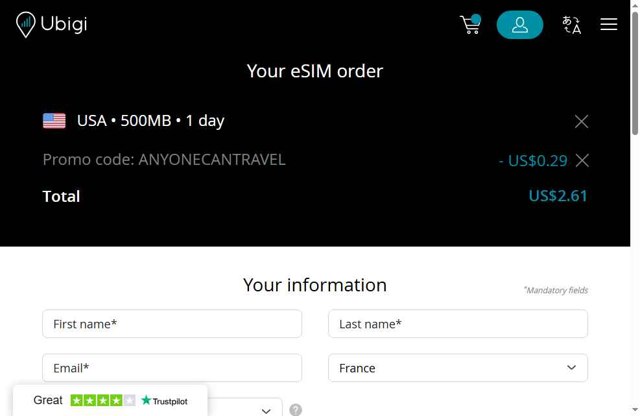 Ubigi eSIM Promo Codes (9 Verified) - 10% Off May 2025