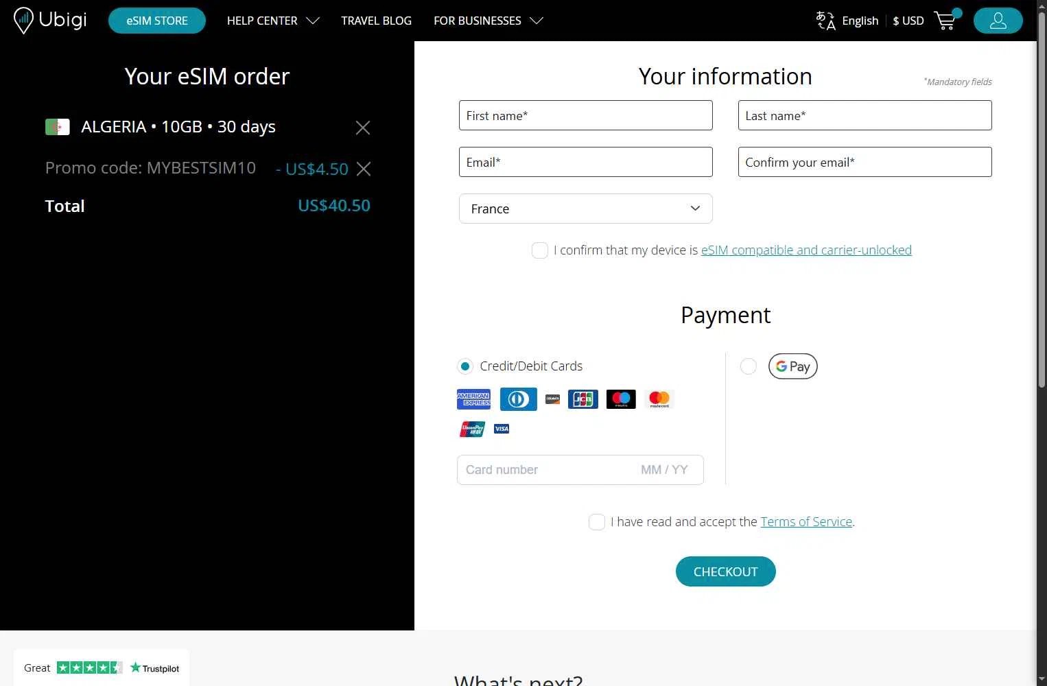 Ubigi eSIM Promo Codes - 10% Off (16 Verified) Dec 2025