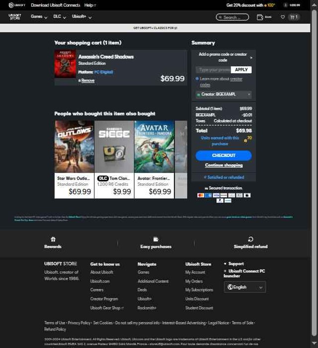 Ubisoft Promo Codes (9 Verified) - $10 Off Sitewide Sep 2025