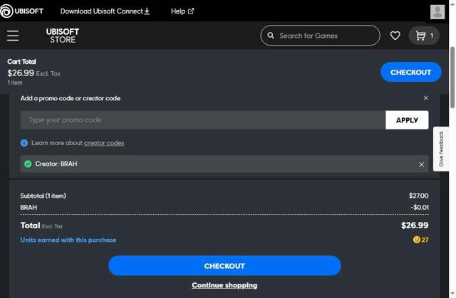 Ubisoft Promo Codes (10 Verified) - 70% Off w/Code Oct 2025