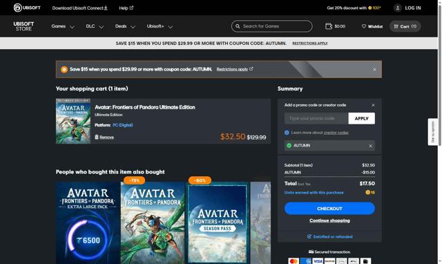 Ubisoft Promo Codes (10 Verified) - $15 Off w/Code Sep 2025