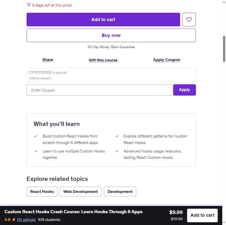 Udemy Promo Codes - 25% Off (3 Verified) Dec 2025