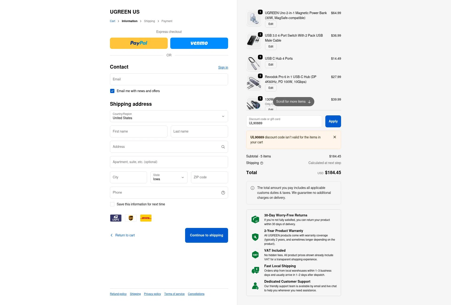 Ugreen Promo Codes - 25% Off (5 Verified) Dec 2025