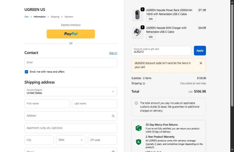 Ugreen Promo Codes - 25% Off (5 Verified) Dec 2025